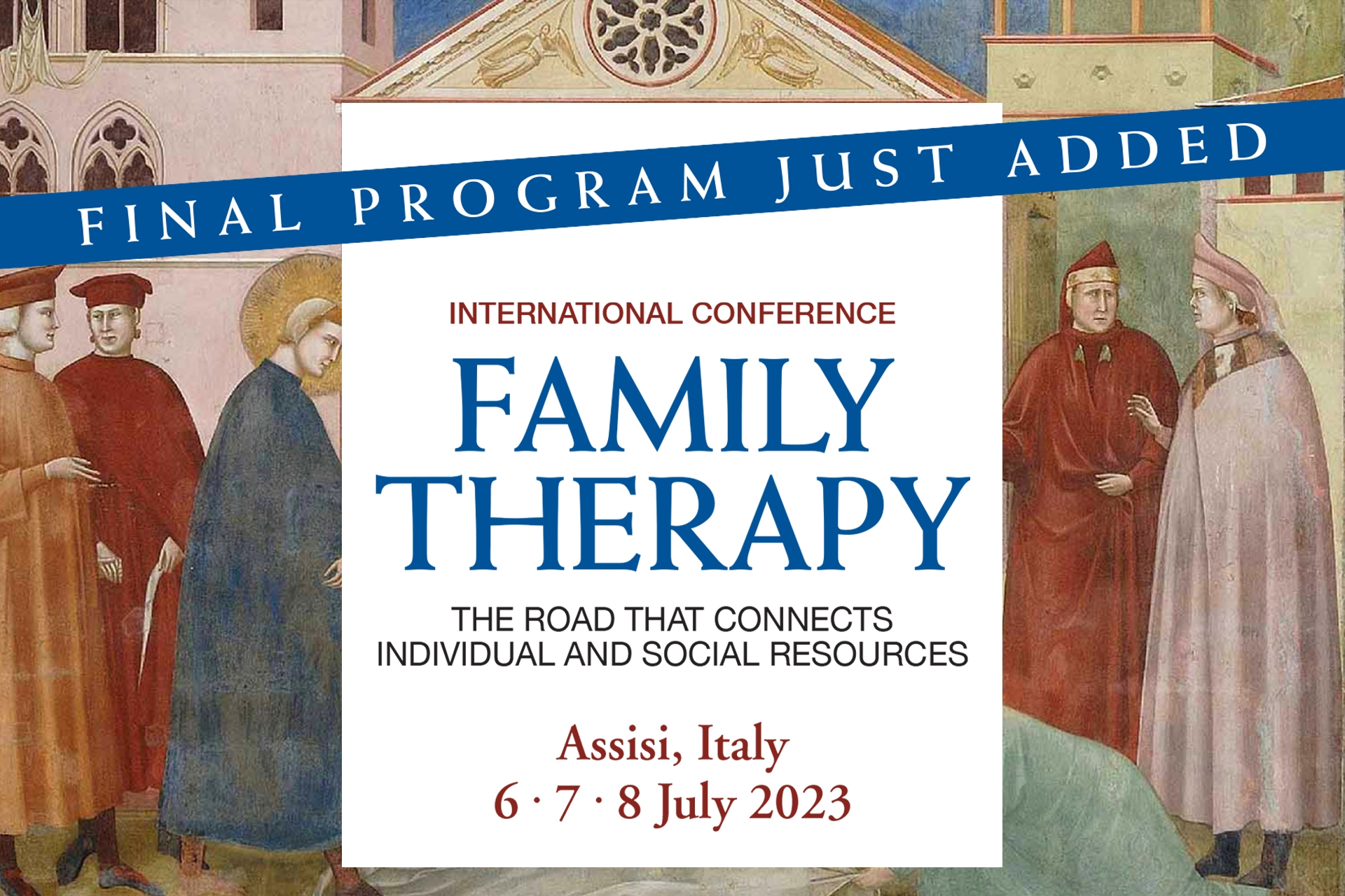 THE FINAL PROGRAM IS ONLINE – International conference in Assisi, 6-7-8 ...